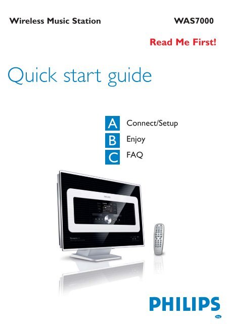 Philips Streamium Satellite Streamium - Guide de mise en route - ENG