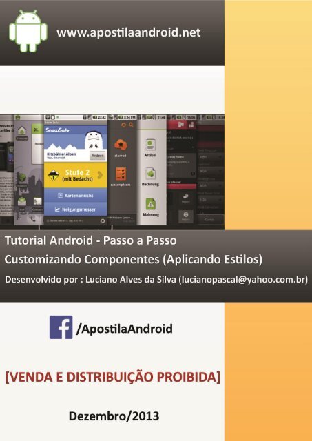 Tutorial Android Customizando Componentes