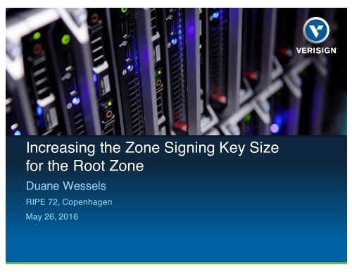 Increasing the Zone Signing Key Size for the Root Zone