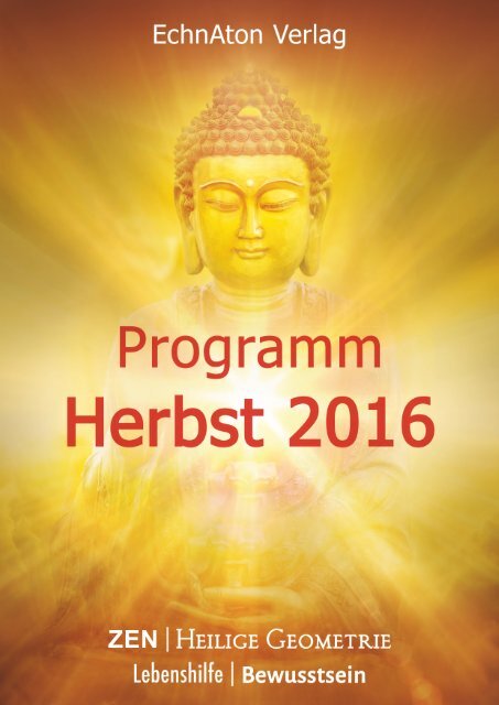 EchnAton Verlag: Vorschau Herbst 2016