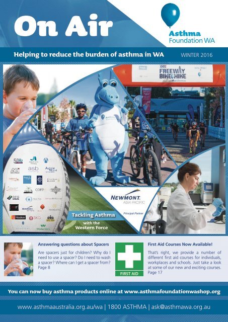 Asthma Foundation WA's ON AIR, Winter Edition 2016