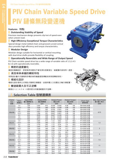 PIV-Chain-Variable-Speed-Drive