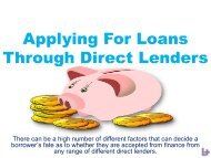 Short Term Loans from a Direct Lender Like Lend Plus in UK
