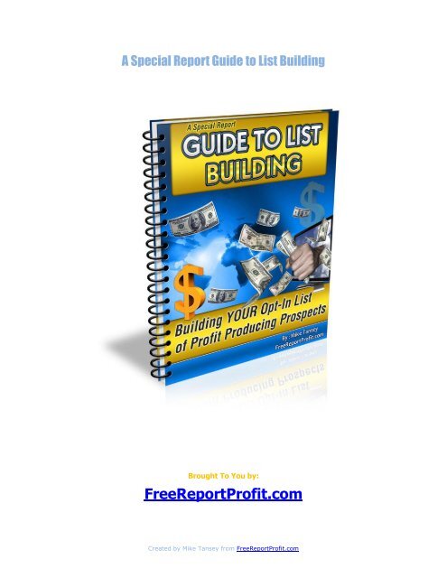 Guide to List Building