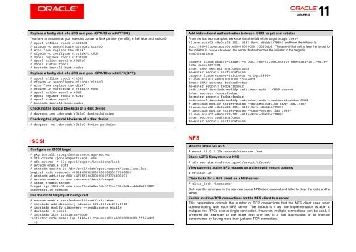 File Systems Basic Zfs 