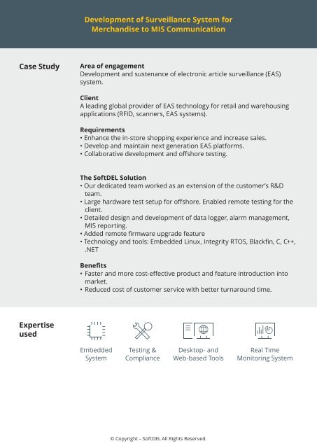 Development and sustenance of electronic article surveillance (EAS) system