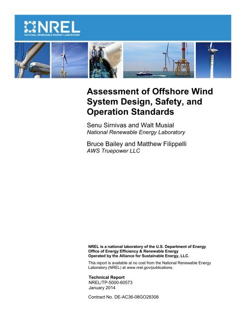 Assessment of Offshore Wind System Design Safety and Operation Standards