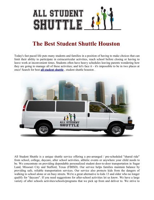 all student shuttle
