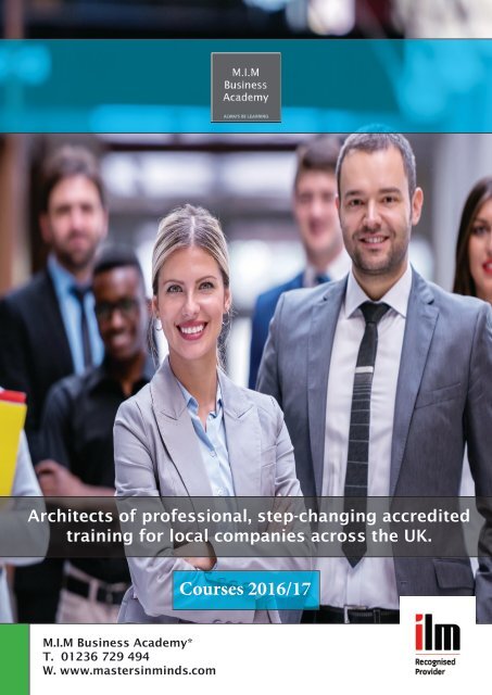 M.I.M Business Academy 2016/17 Courses