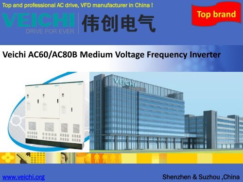 Wholesale Veichi Medium Voltage Drives