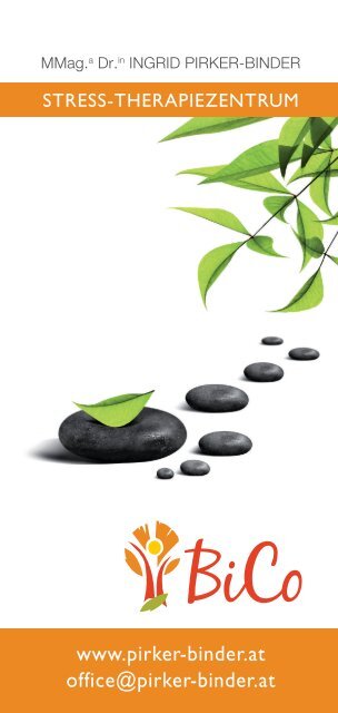 BiCo Stress-Therapiezentrum Folder