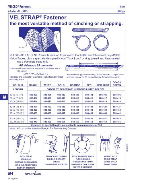 VELCRO ® Fasteners Attac