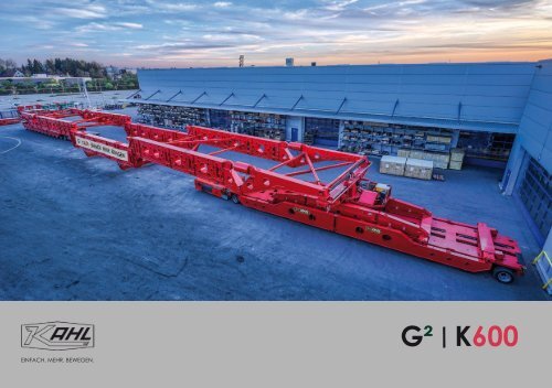 Seitenträgerbrücke High Girderbridge G² |K600