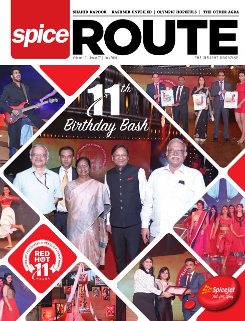 The July issue of Spice route In-flight magazine
