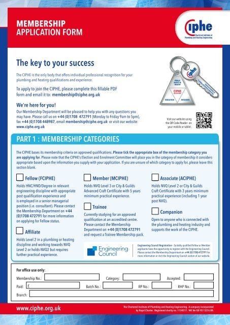 ciphe-membership-application