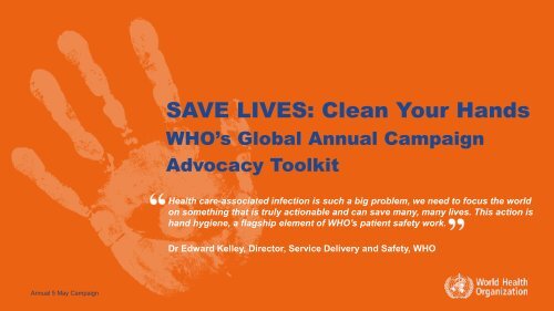 SAVE LIVES Clean Your Hands