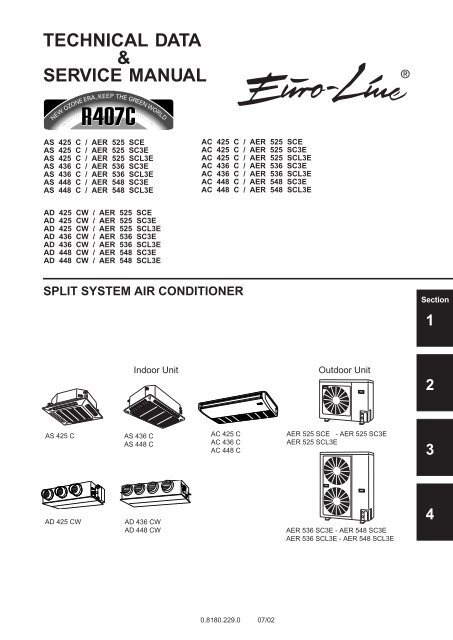 2 3 4 5 technical data & service manual