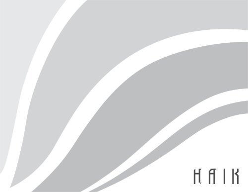 HAIK NEW CATALOGUE