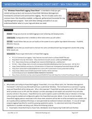 Windows folders quickref - Cheat Sheet