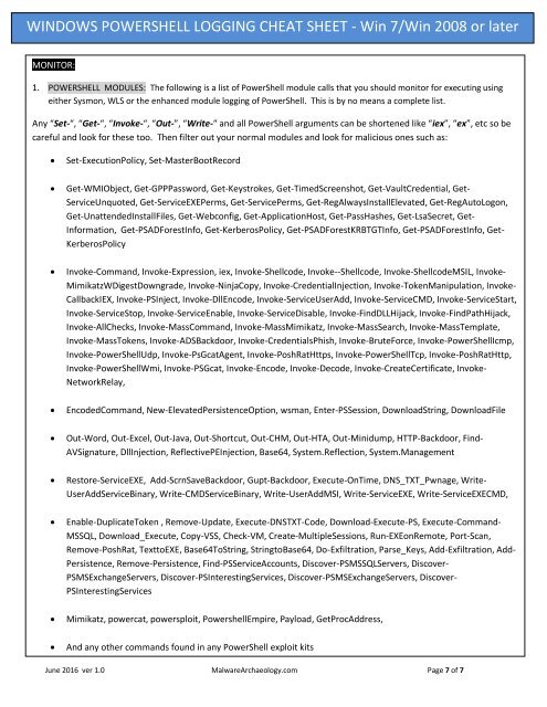 WINDOWS POWERSHELL LOGGIN