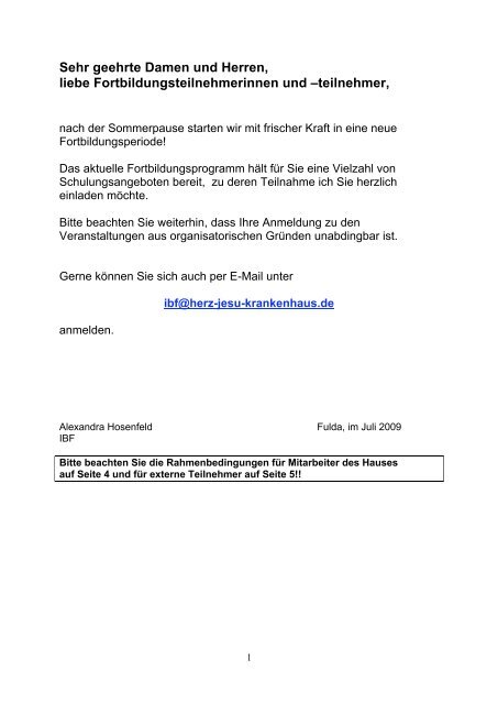 Sehr geehrte Damen und Herren, liebe ...