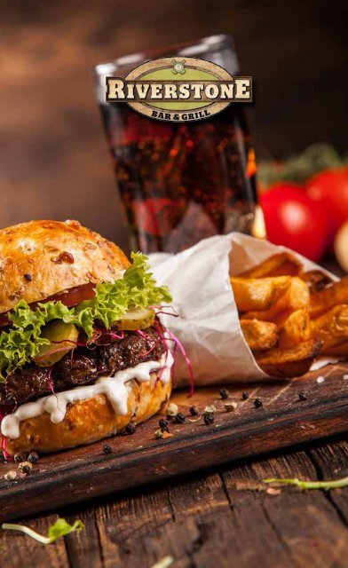 Riverstone Bar & Grill menu