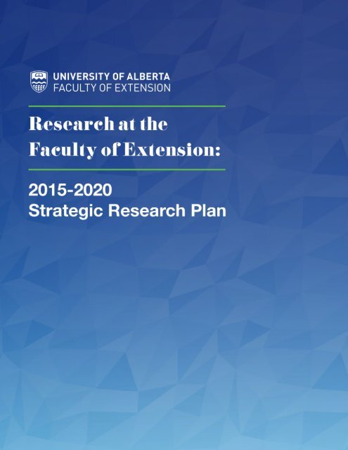 Strategic Research Plan 2015-2020