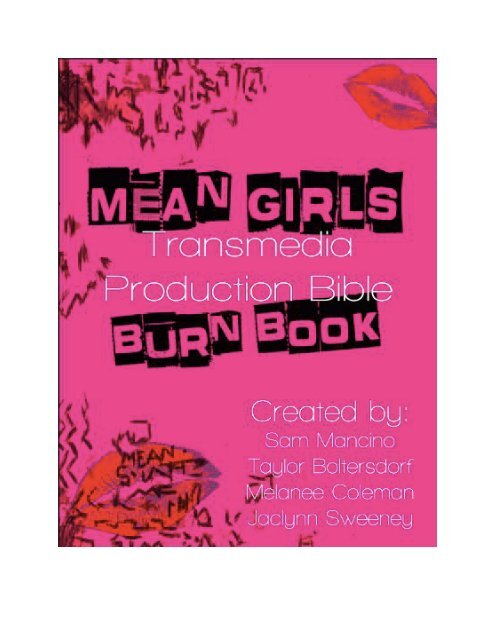 Mean Girls Transmedia Production Bible