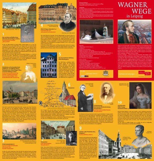 Wagner - Wege in Leipzig - Leipzig: Richard Wagner