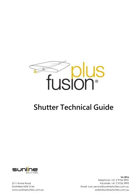 Fusion PLUS Technical Guide v6