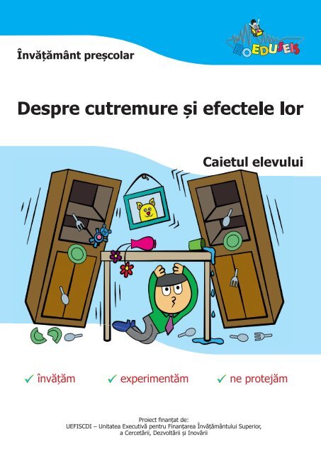 Brosura prescolar Despre cutremure si efectele lor