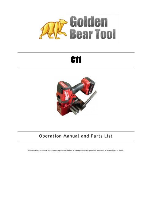 download-pdf-C11 Manual, parts list, and schematic