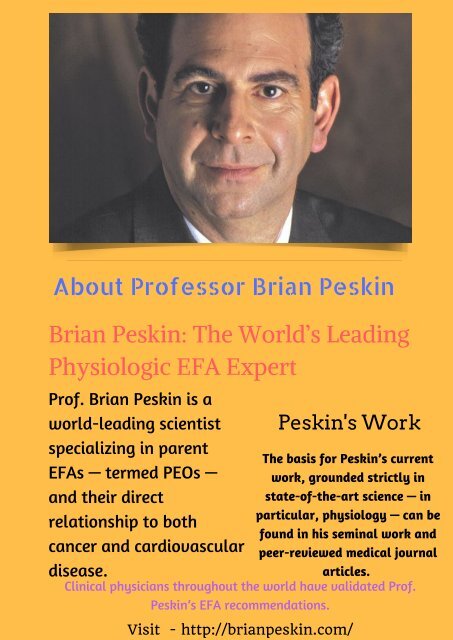 Prof Brian Peskin -Know about this Expert Scientist (1)