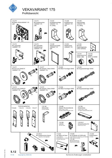 Profil-System VEK