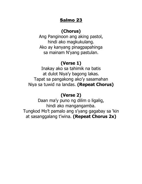 Salmo 23 - Rey Emmanuel C. Magnaye = Icons-Unang Alay