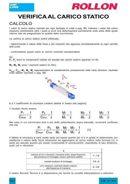 VERIFICA AL CARICO STATICO - Setec
