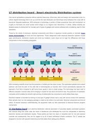 LT distribution board - Smartelectricity Distribution system