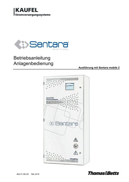 Betriebsanleitung Anlagenbedienung Sentara (pdf) - Kaufel