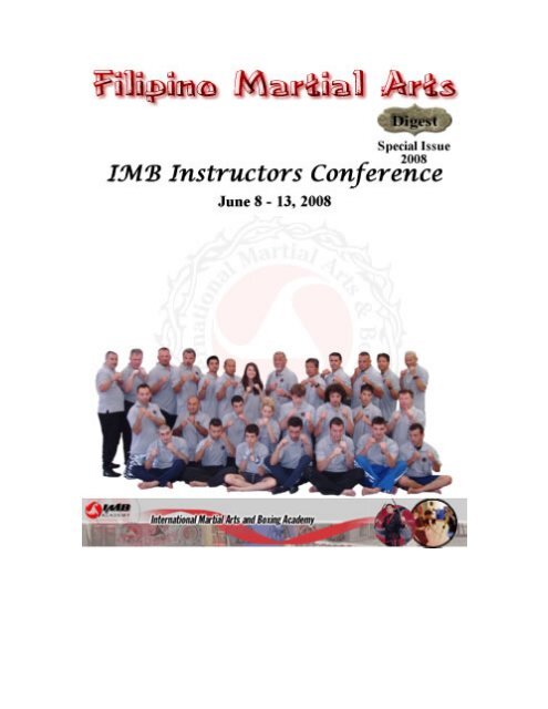 IMB Instructors Conference - Arnis Balite