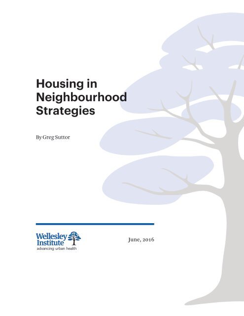Housing in Neighbourhood Strategies