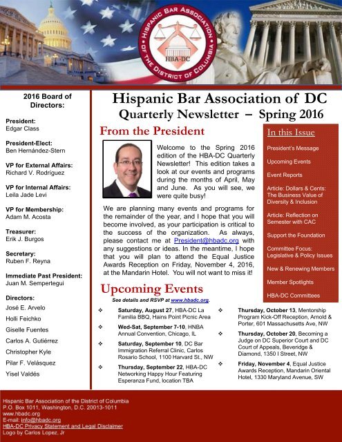 Hispanic Bar Association of DC