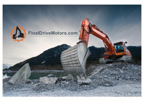 Excavator Final Drive Motors
