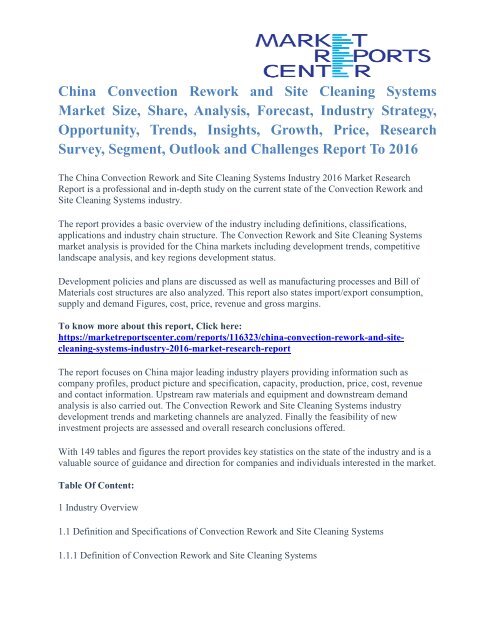 China Convection Rework and Site Cleaning Systems Market Price and ...