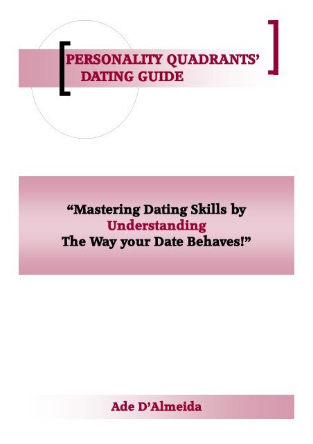 Personality Quadrants Dating Guide