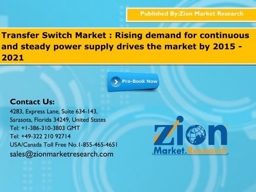 Transfer Switch Market