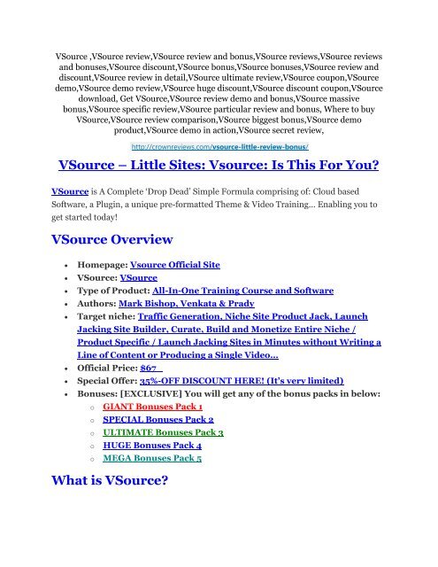 VSource Review & VSource $16,700 bonuses