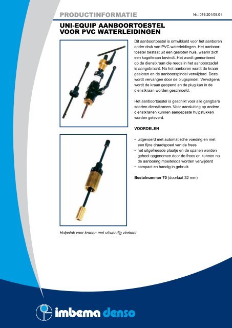 PRODUCTINFORMATIE UNI-EQUIP ... - Imbema Denso