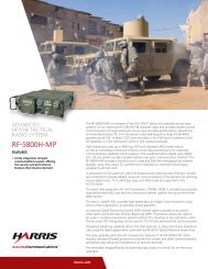 RF-5800H-MP Advanced HF/VHF Tactical Radio System - Harris ...