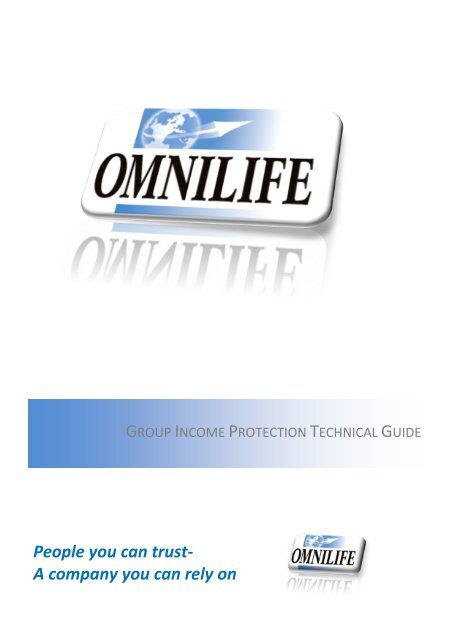 Group Income Protection Technical Guide