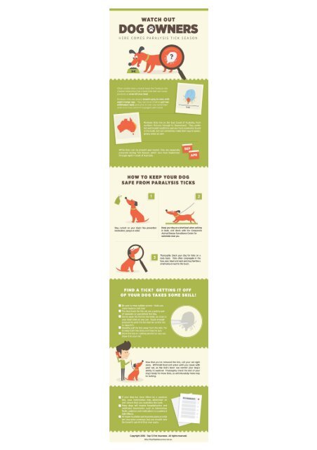 Paralysis Tick Infographic